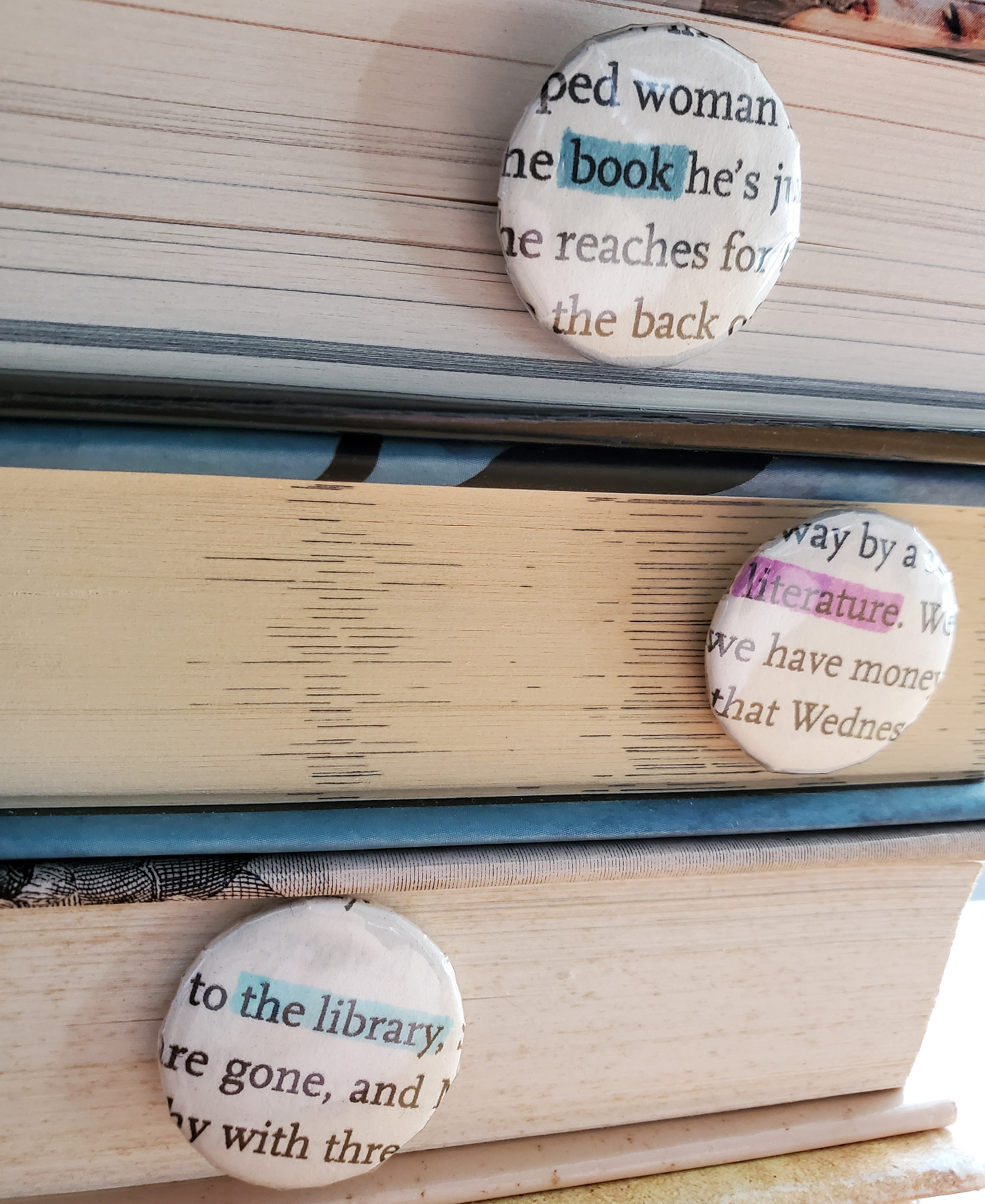 Introducing a New Line of Bookish Enamel Pins and Buttons! - The Book Witch