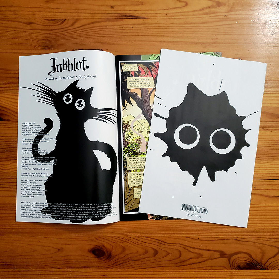Comic Review: Inkblot by Emma Kubert and Rusty Gladd - The Book Witch